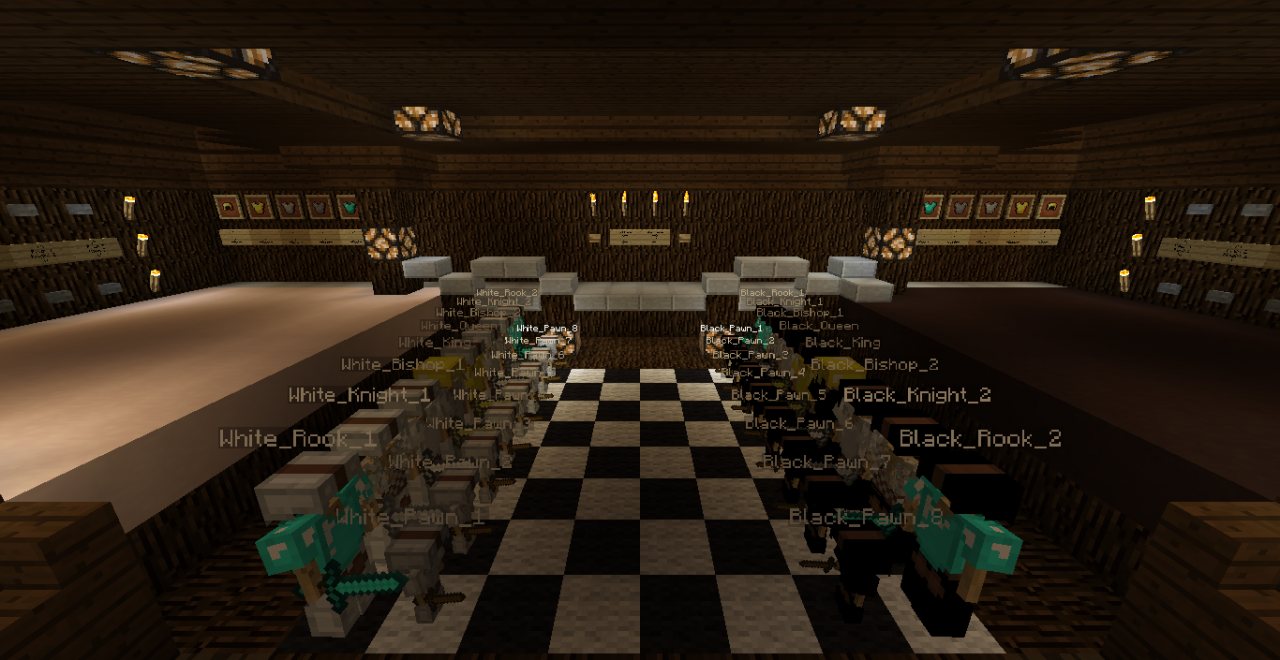 Playable Chess Game Minecraft Map