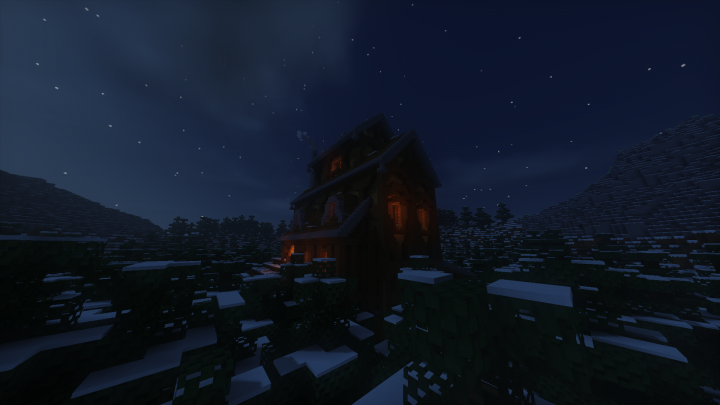Winter mansion Minecraft Map