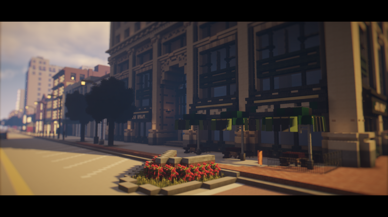 E Gay St. , Columbus, Ohio Minecraft Map