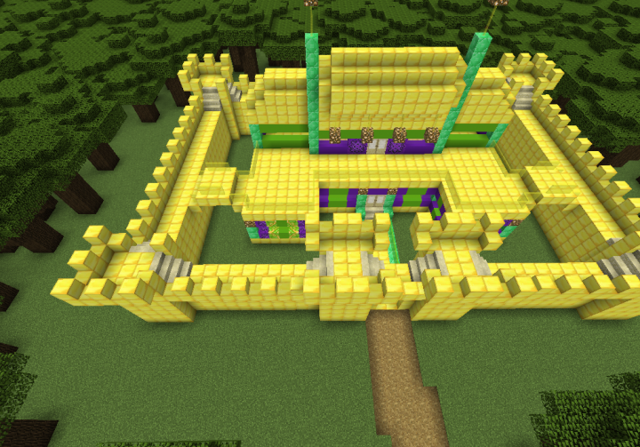 The Golden Castle Minecraft Map