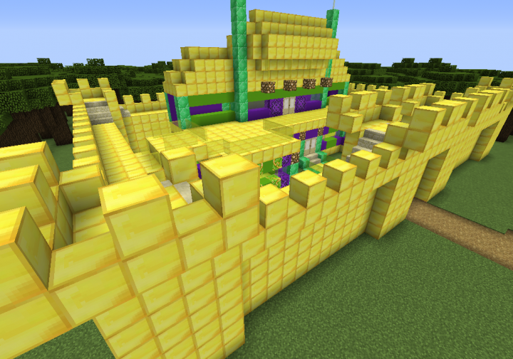 The Golden Castle Minecraft Map