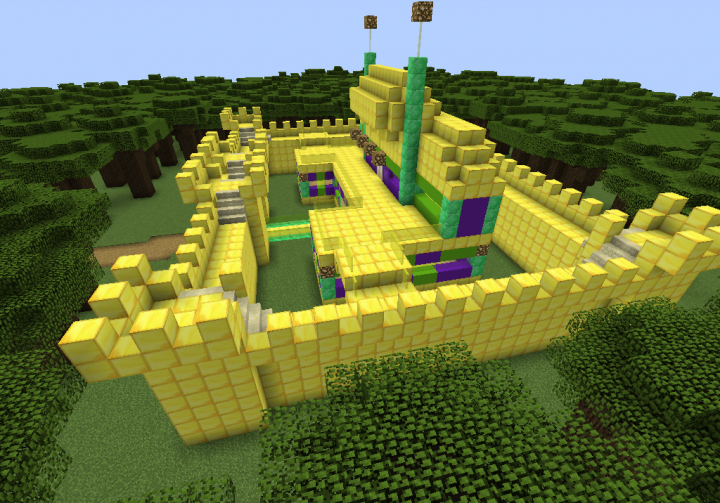 The Golden Castle Minecraft Map