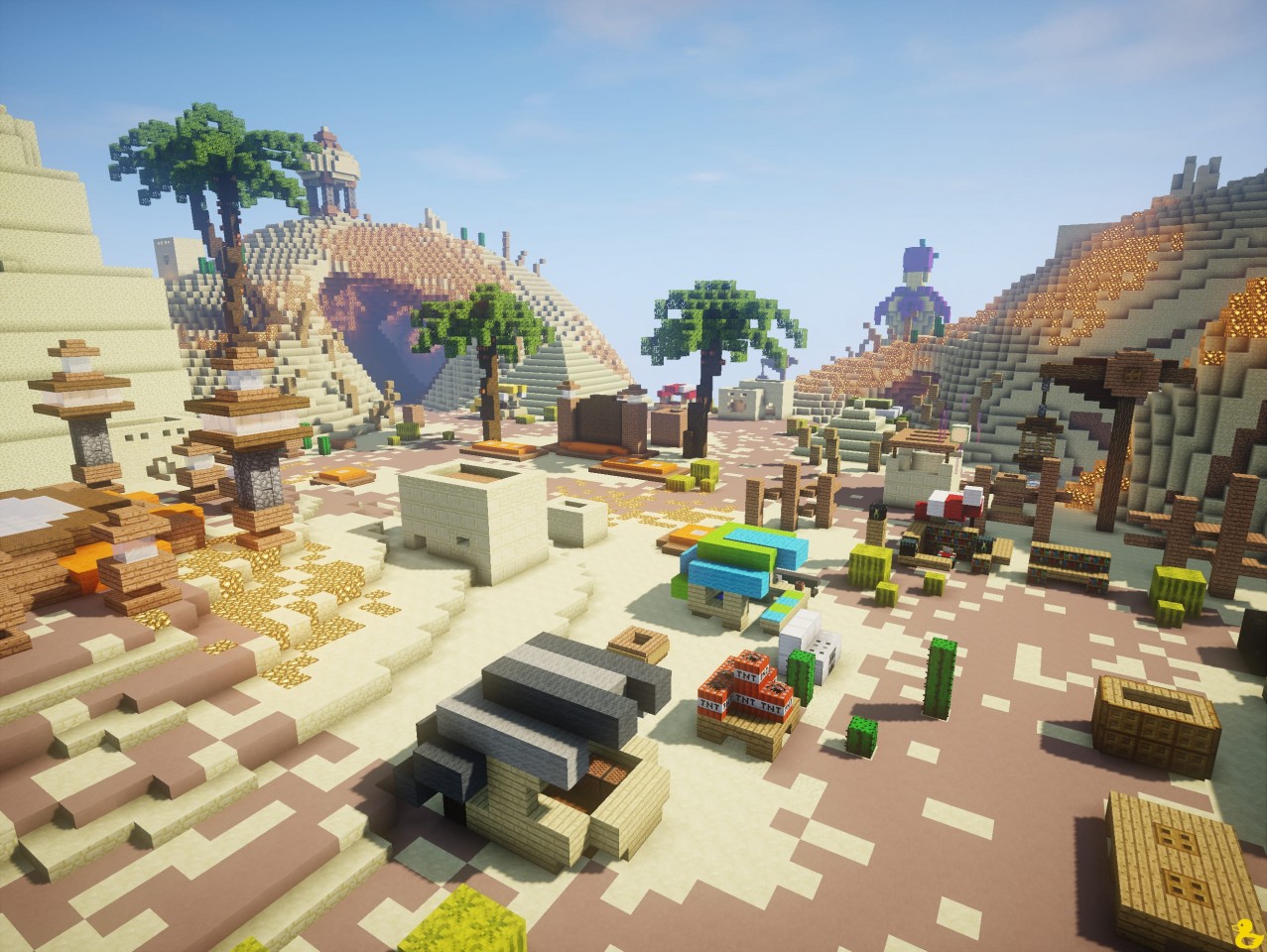 Piramida Spawn Minecraft Map