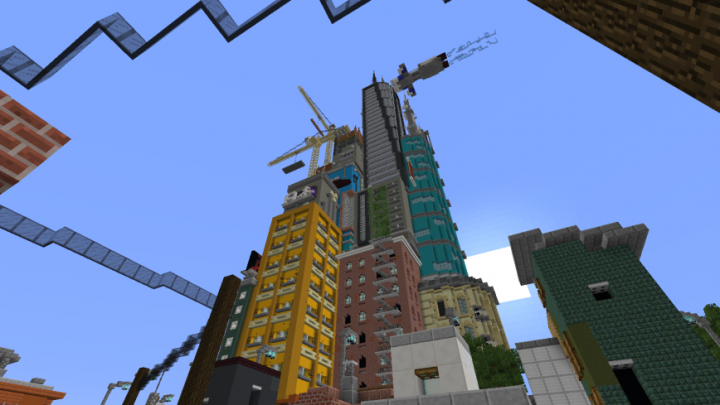 Cyberpunk Skyscraper Minecraft Map