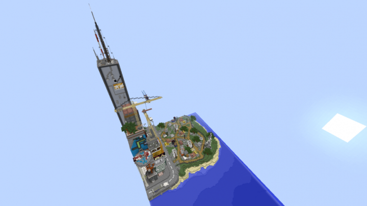 Cyberpunk Skyscraper Minecraft Map