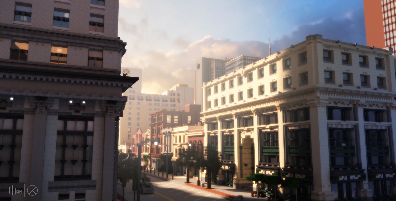 E Gay St. , Columbus, Ohio Minecraft Map