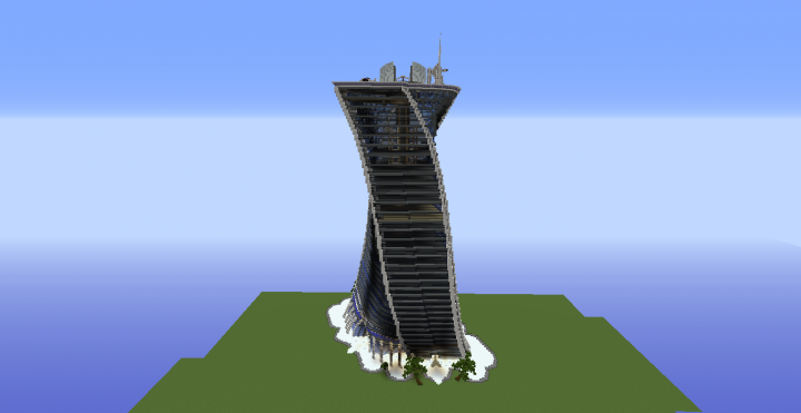 FTT- Futuristic Twisted Tower Minecraft Map