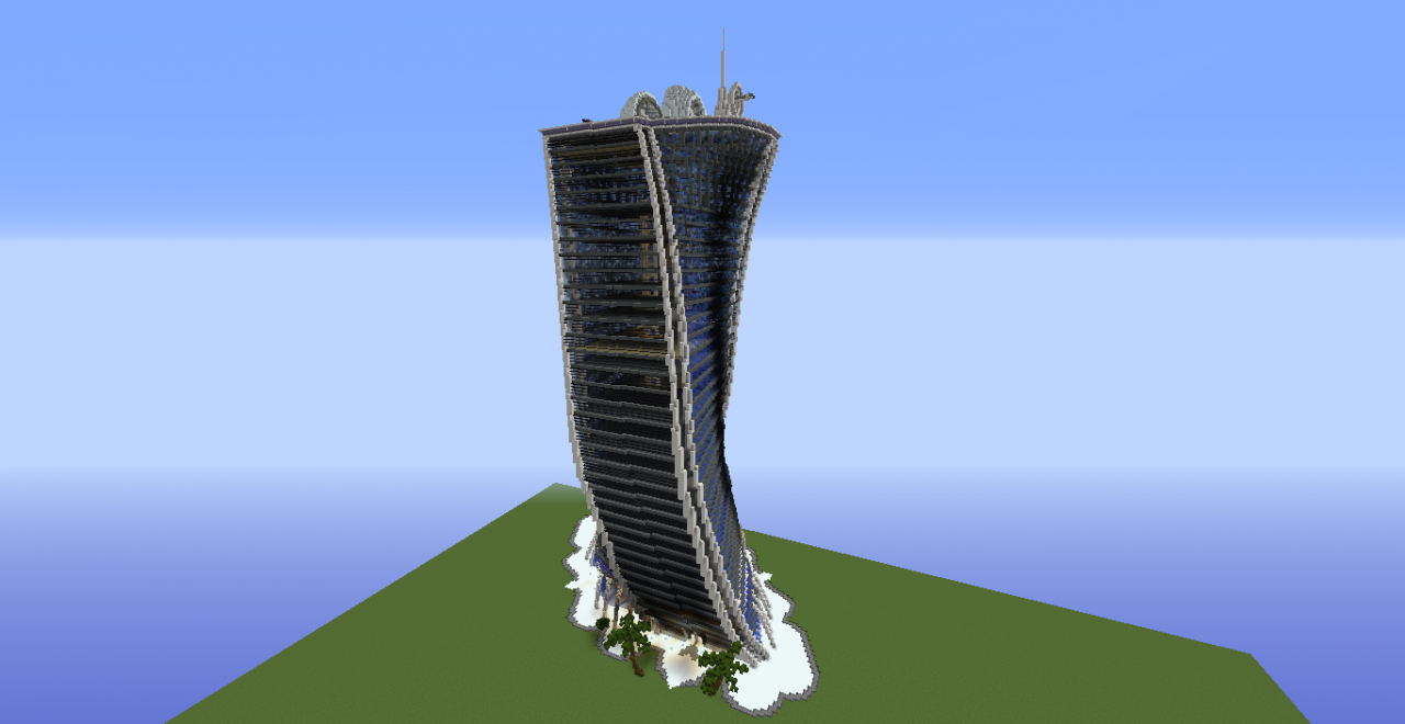 FTT- Futuristic Twisted Tower Minecraft Map