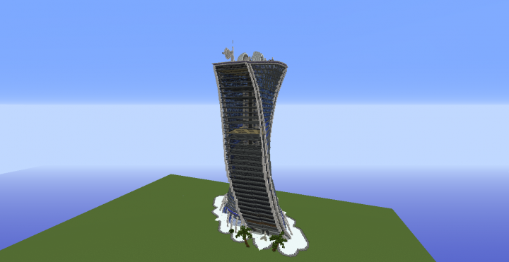 FTT- Futuristic Twisted Tower Minecraft Map