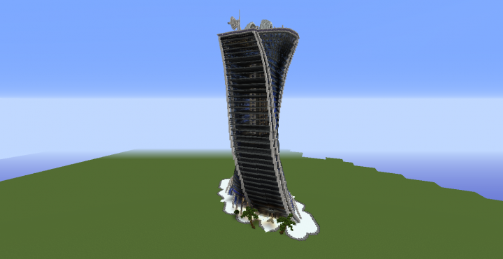 FTT- Futuristic Twisted Tower Minecraft Map