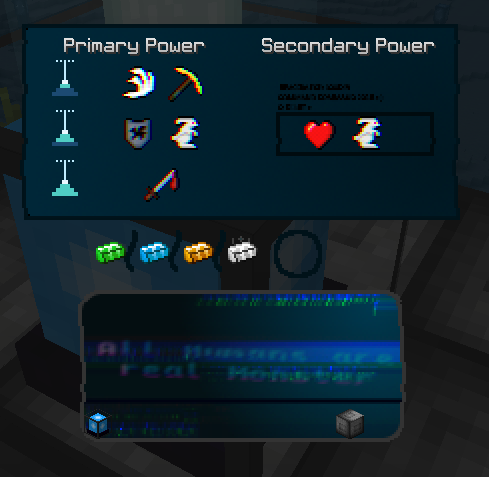 GUI Texurepack | Blue Glitched Texture Minecraft Texture Pack