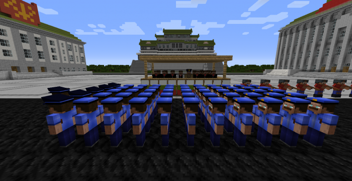 Bulgarian military parade 2018; part 1 Minecraft Map