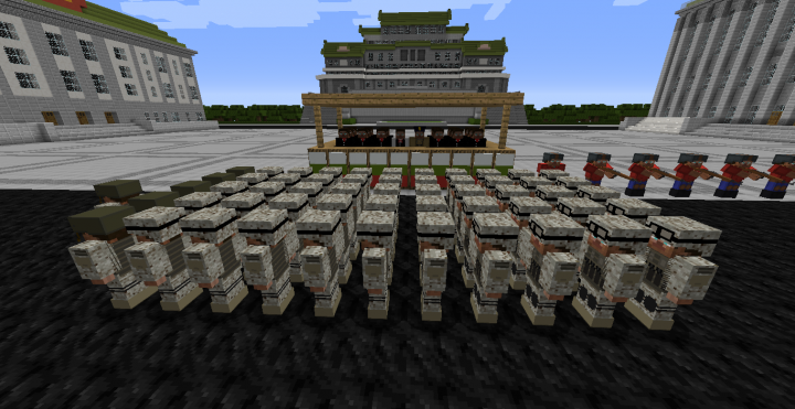 Bulgarian military parade 2018; part 1 Minecraft Map