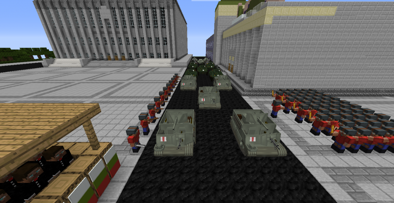 Bulgarian military parade 2018; part 2 Minecraft Map