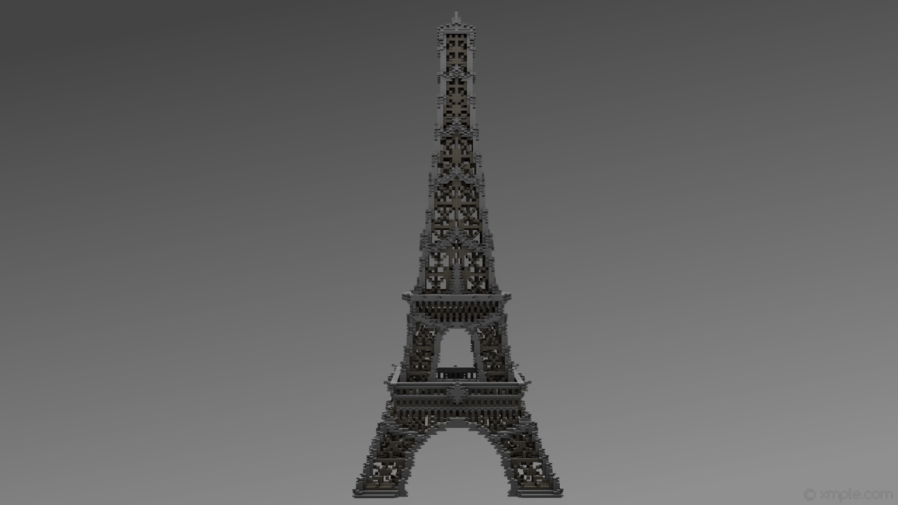 Eiffel Tower Build Minecraft Map