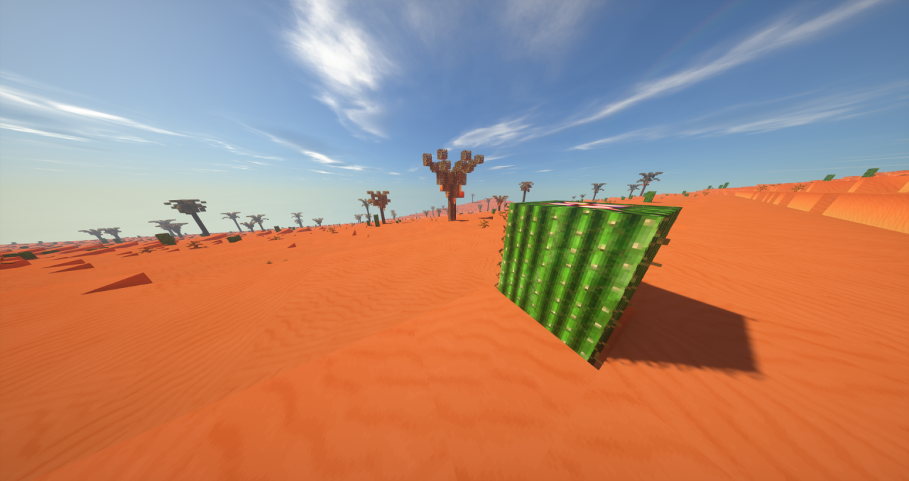 4k x 4k Custom terrain - Red desert Minecraft Map