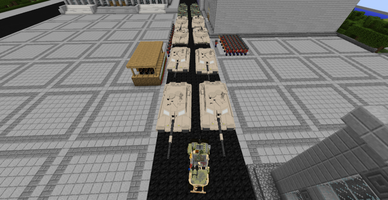 Bulgarian military parade 2018; part 2 Minecraft Map