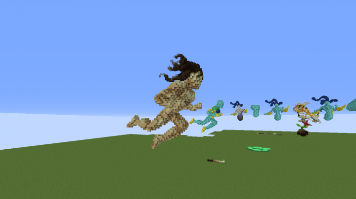 Flying Human Minecraft Map