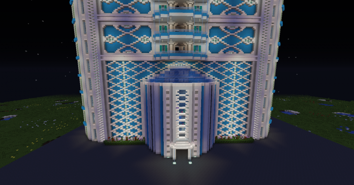 Blue Skyscraper [PMC] Minecraft Map