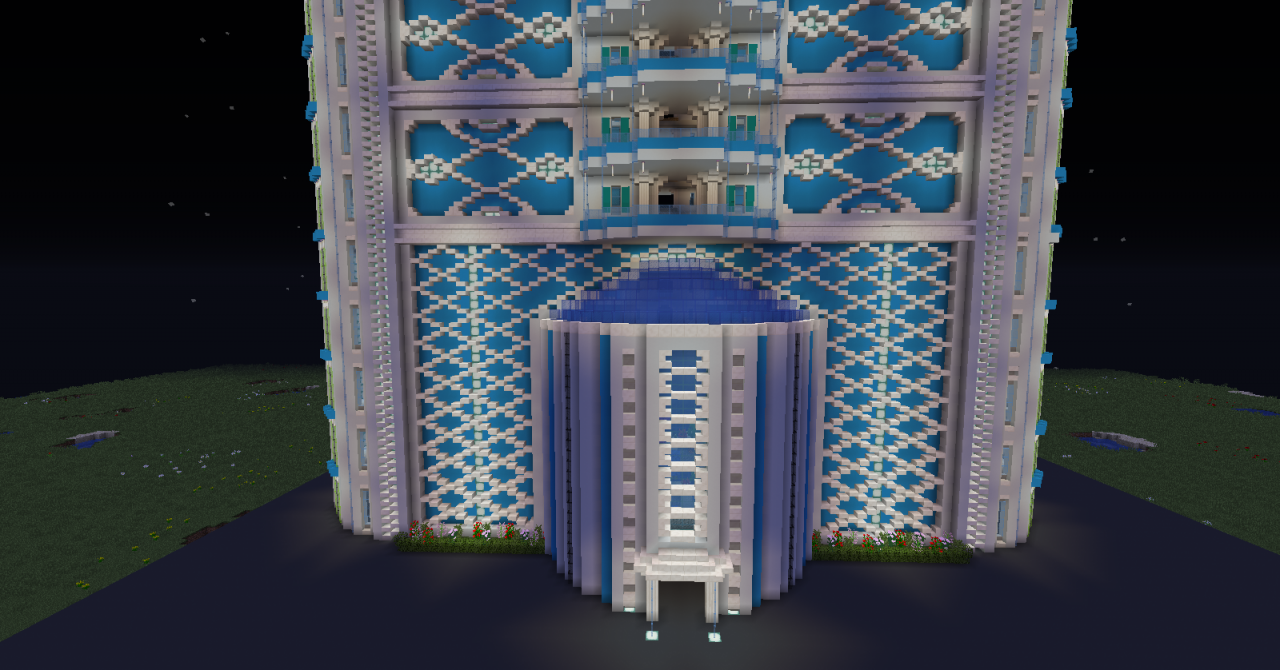 Blue Skyscraper [PMC] Minecraft Map