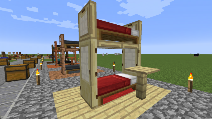 Four Very Nice Minecraft Beds Minecraft Map
