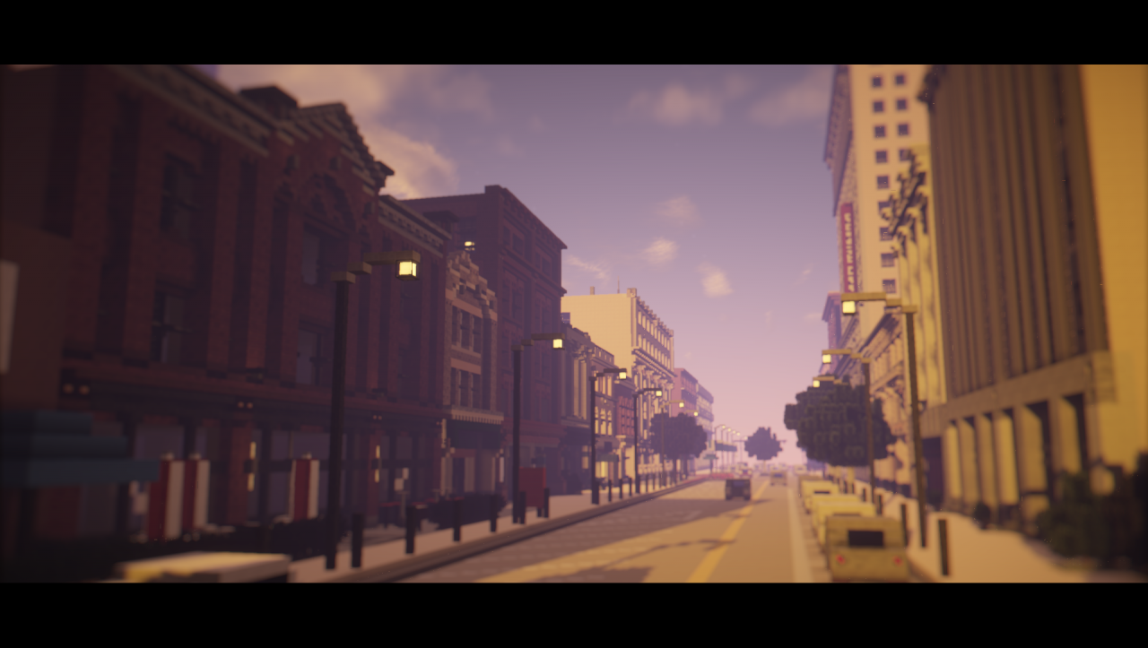 E Gay St. , Columbus, Ohio Minecraft Map