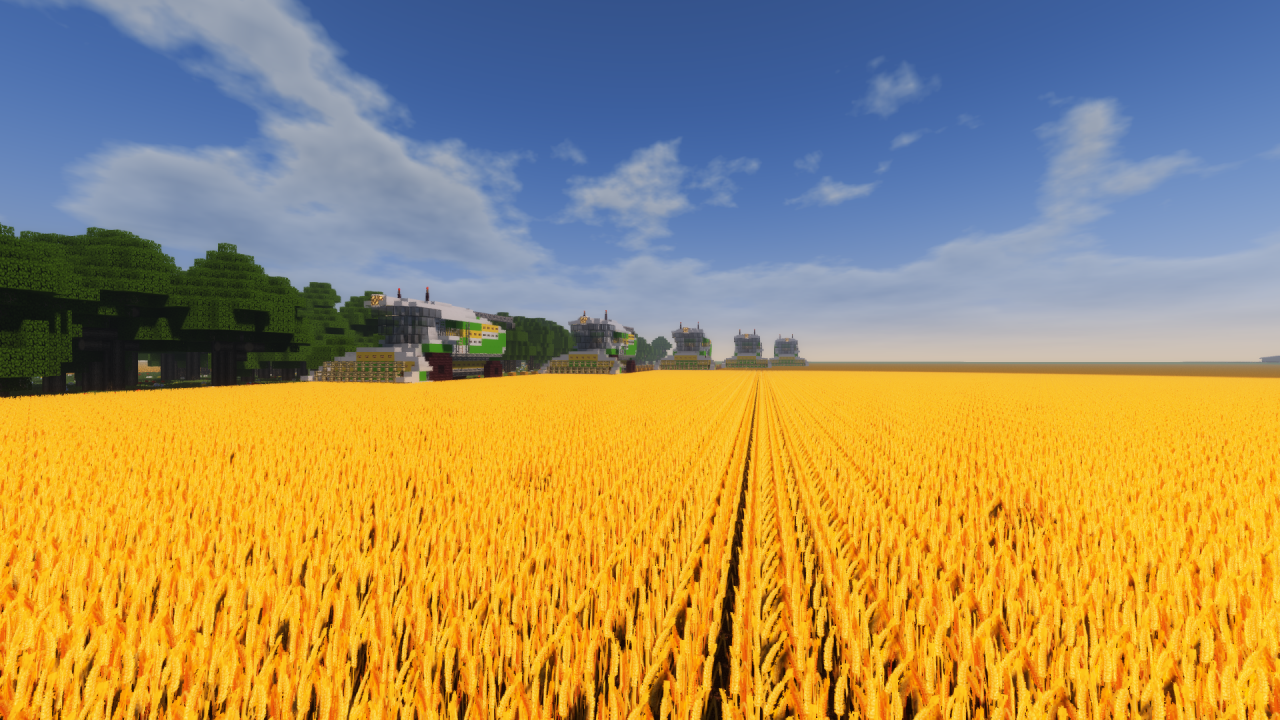 Combine harvester Minecraft Map