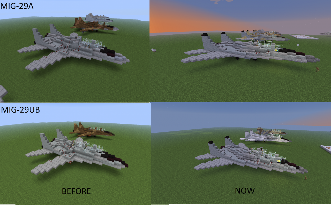 Mikoyan MIG-29 (9.12/9.51) Minecraft Map