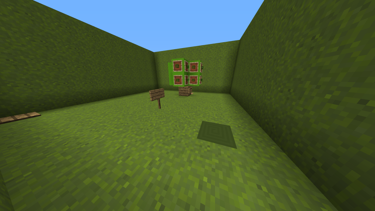 Find the buttton? Minecraft Map