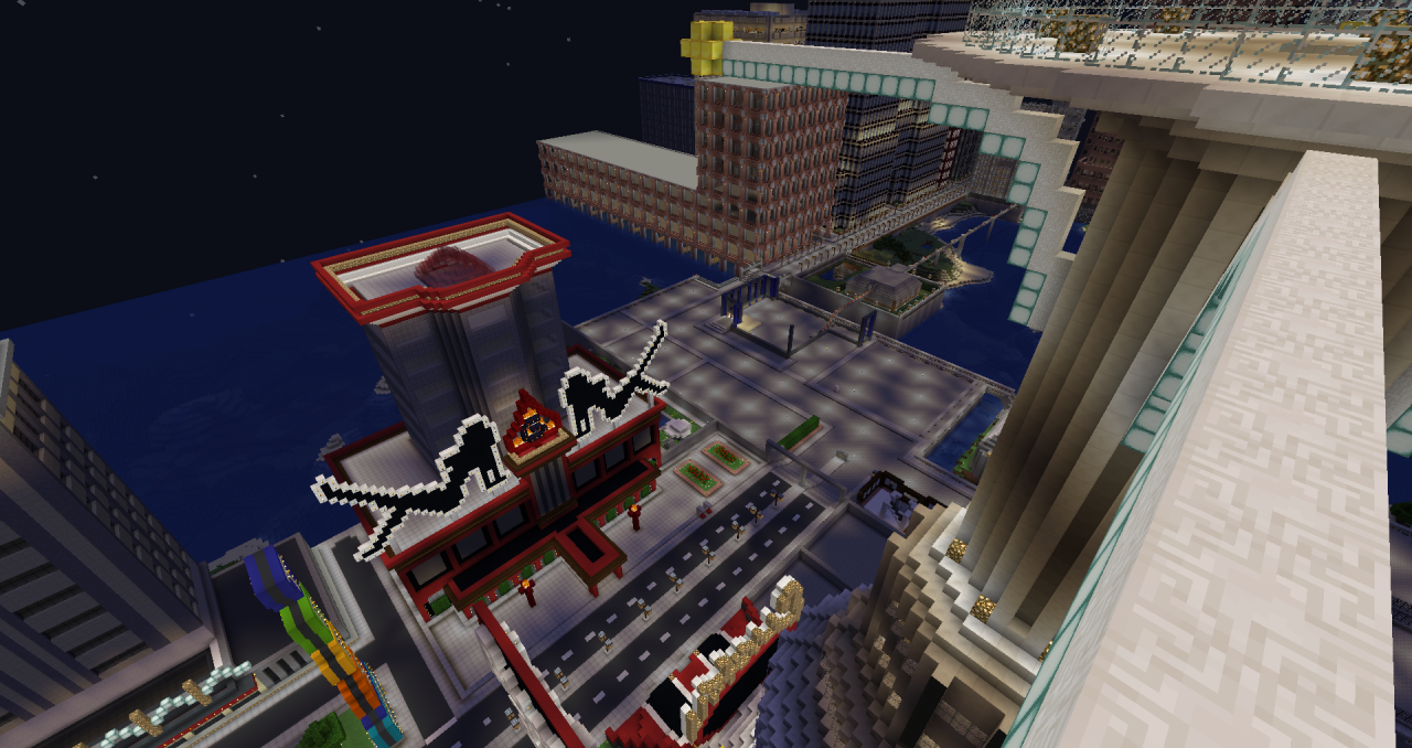 Fallout New Vegas Strip Minecraft Map