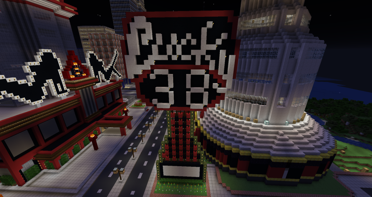 Fallout New Vegas Strip Minecraft Map