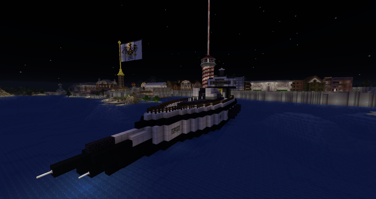 S.S. Wilhelm - A small Naval Gunboat Minecraft Map