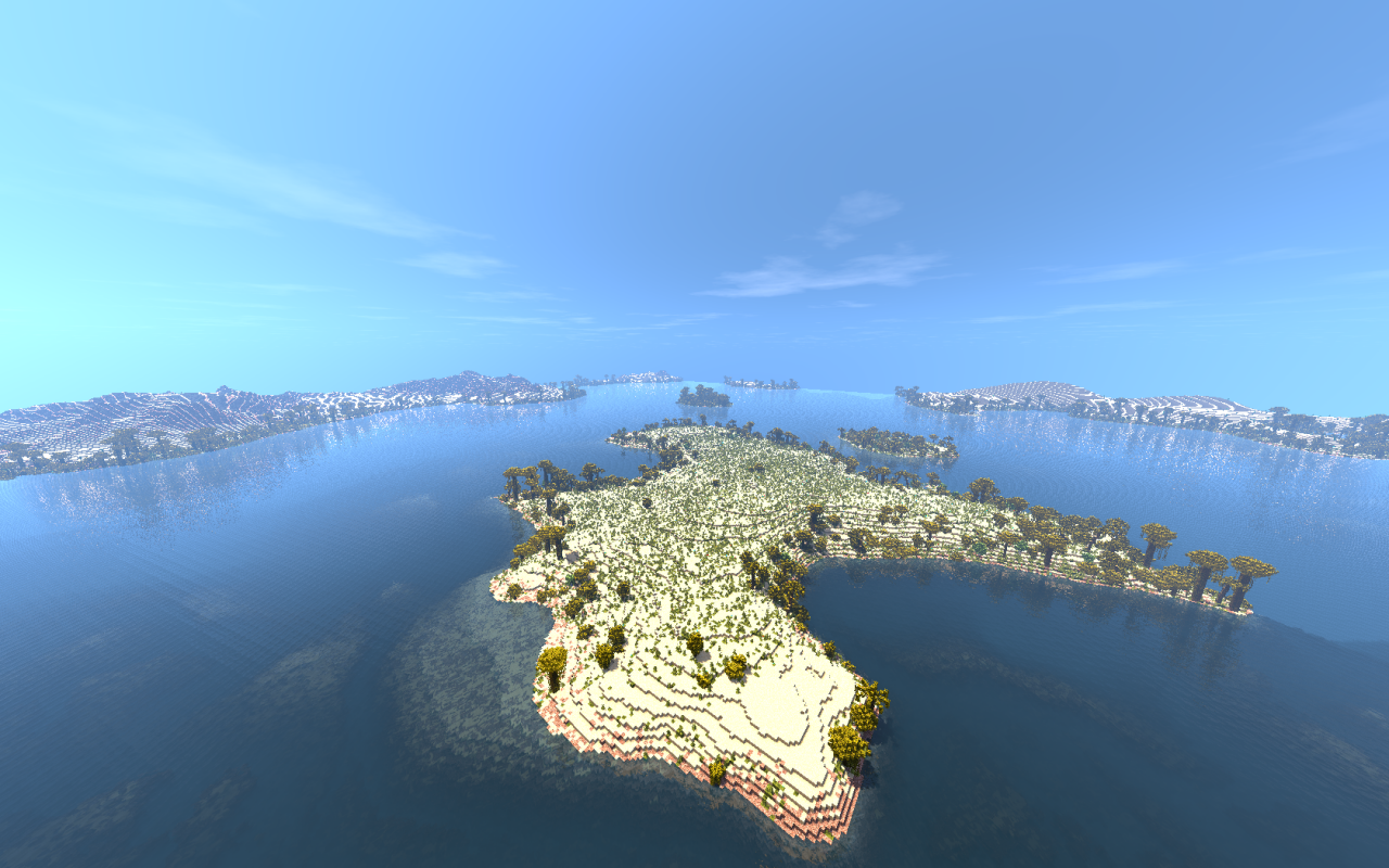 "Desert Map" By ClemsDX - WorldPainter Minecraft Map