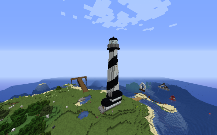 Two Lighthouses 1.13+ Minecraft Map