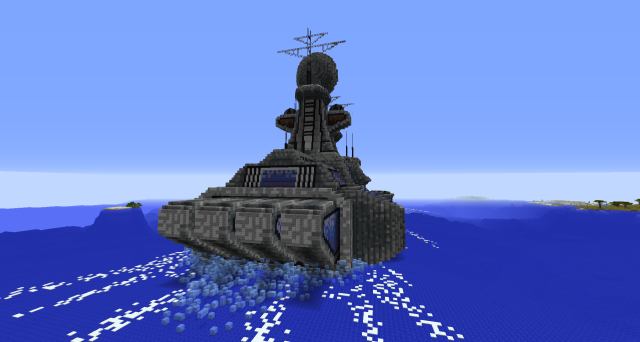 Assault destroyer | C&C Red Alert 3 Minecraft Map