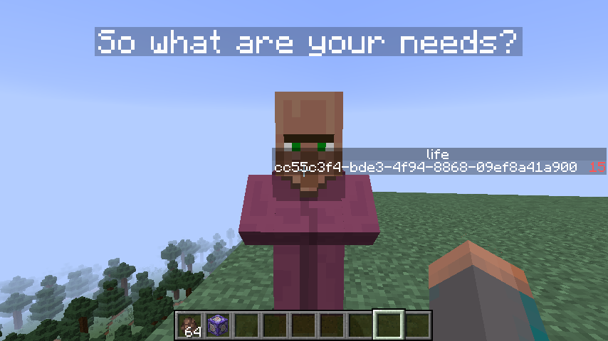 Dialogue In Minecraft (CONCEPT) Minecraft Data Pack