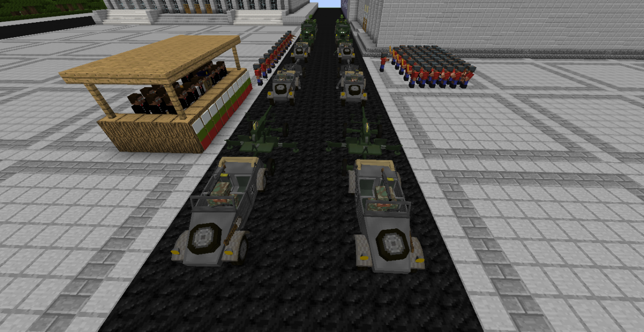 Bulgarian military parade 2018; part 2 Minecraft Map