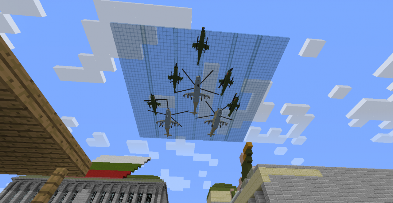 Bulgarian military parade 2018; part 3 Minecraft Map