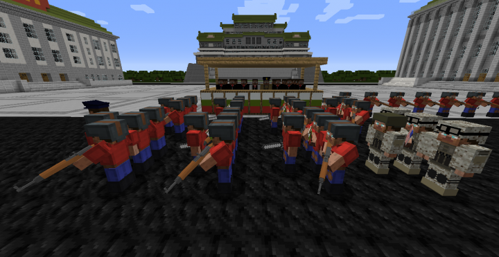 Bulgarian military parade 2018; part 1 Minecraft Map