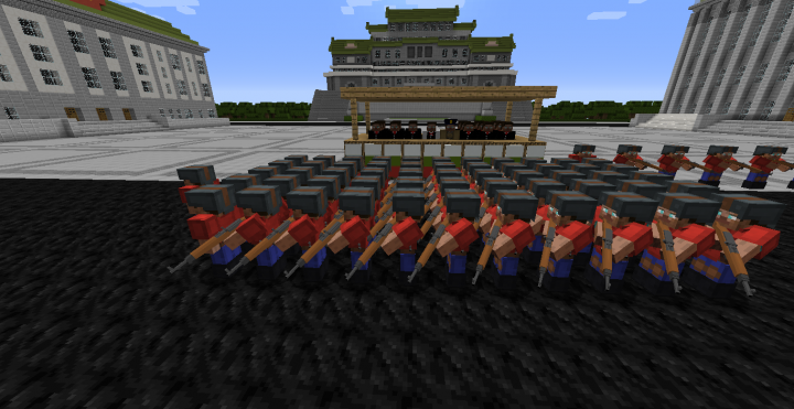 Bulgarian military parade 2018; part 1 Minecraft Map