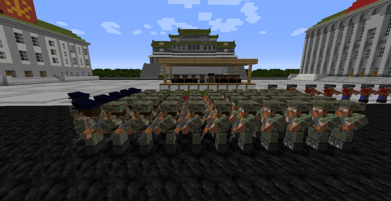 Bulgarian military parade 2018; part 1 Minecraft Map