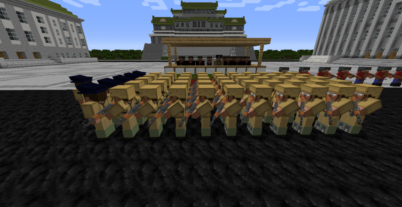 Bulgarian military parade 2018; part 1 Minecraft Map