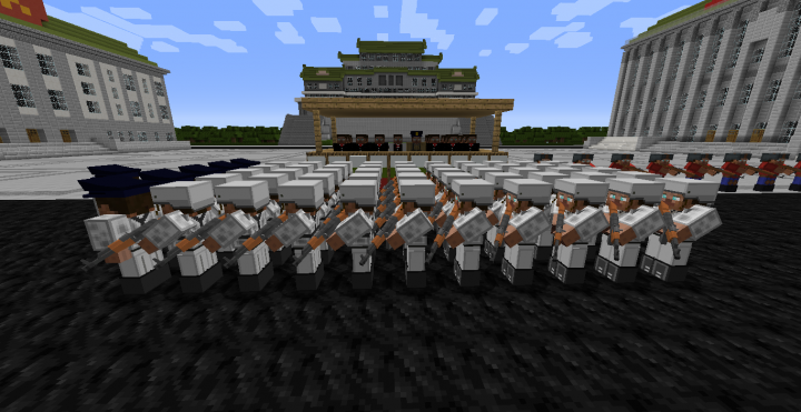 Bulgarian military parade 2018; part 1 Minecraft Map