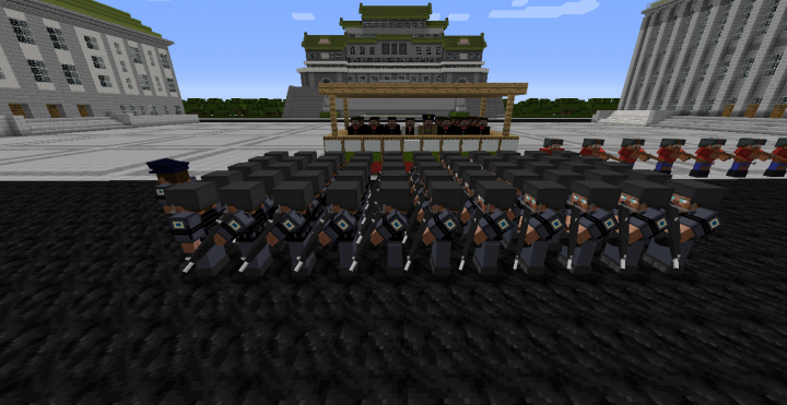 Bulgarian military parade 2018; part 1 Minecraft Map