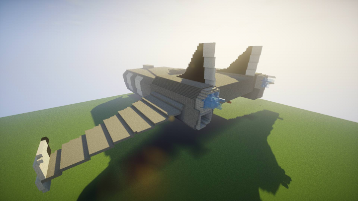 Leopard Dropship | Battletech/Mechwarrior [1:1] Minecraft Map