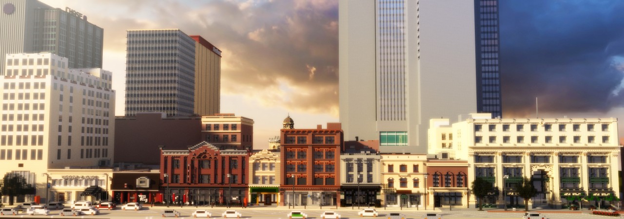 E Gay St. , Columbus, Ohio Minecraft Map