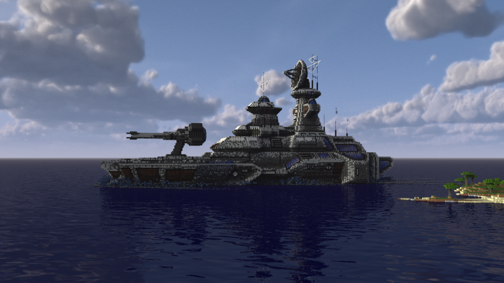 Assault destroyer | C&C Red Alert 3 Minecraft Map