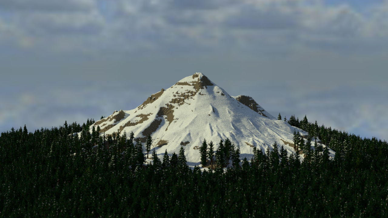 Mount Shasta Minecraft Map