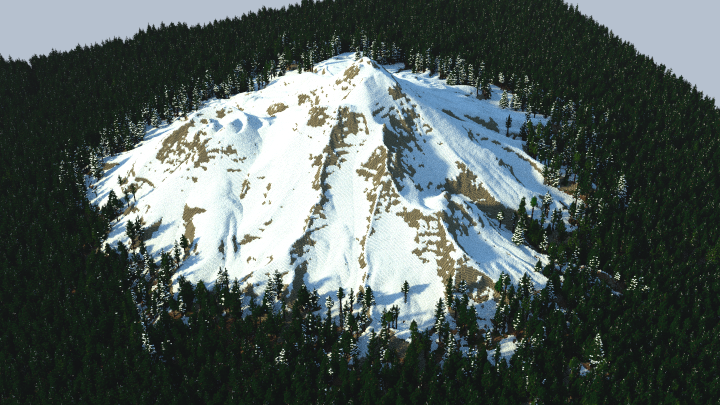Mount Shasta Minecraft Map