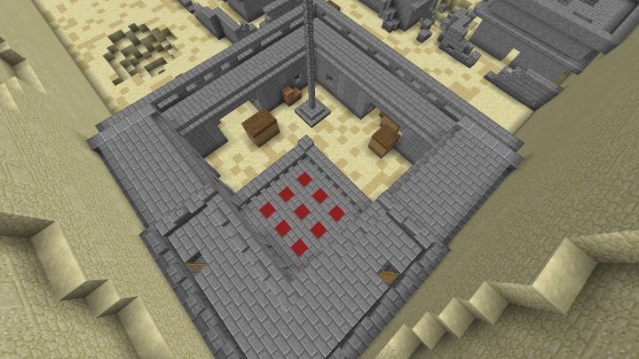 Desert Show Down Paintball map Minecraft Map